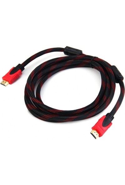 Concord C-514 3m Metre 1080P Hasır Örgülü HDMI Kablo Concord C-514 3m Metre 1080P Hasır Örgülü HDMI Kablo