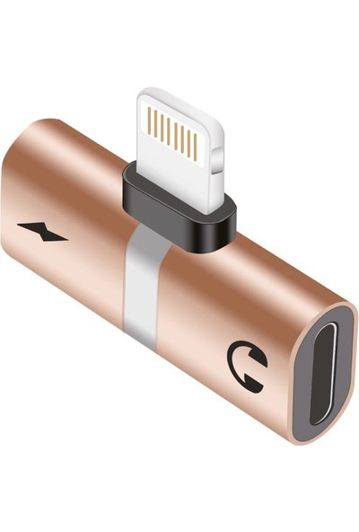 Kensa İP-505 iPhone Lightning 2in1 Şarj Kulaklık Dönüştürücü Adaptör Şarj Çoğaltıcı Splitter Kensa İP-505 iPhone Lightning 2in1 Şarj Kulaklık Dönüştürücü Adaptör Şarj Çoğaltıcı Splitter