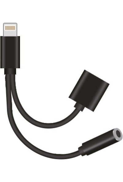 Kensa İP-500 iPhone Lightning 2in1 Şarj Kulaklık Dönüştürücü Adaptör Şarj Çoğaltıcı Splitter Kensa İP-500 iPhone Lightning 2in1 Şarj Kulaklık Dönüştürücü Adaptör Şarj Çoğaltıcı Splitter