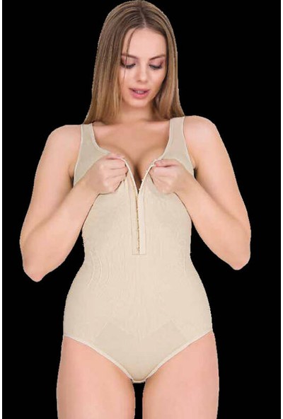 Form Time Kalın Askılı Agraflı Body Korse 9109 Form Time Kalın Askılı Agraflı Body Korse 9109