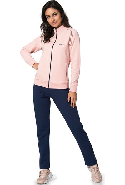 Pierre Cardin Pierre Cardin Kadın Penye Fermuarlı Eşofman Takım 4055 Pierre Cardin Pierre Cardin Kadın Penye Fermuarlı Eşofman Takım 4055