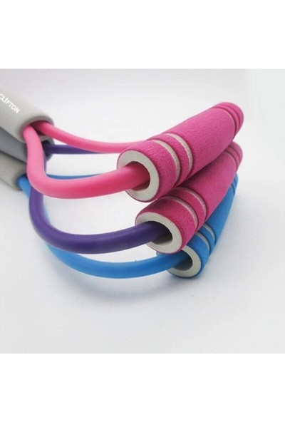 Slipt Egzersiz Spor Pilates Yumuşak Sünger Saplı Vücut Geliştirme ve Şekillendirme Direnç Lastiği Slipt Egzersiz Spor Pilates Yumuşak Sünger Saplı Vücut Geliştirme ve Şekillendirme Direnç Lastiği