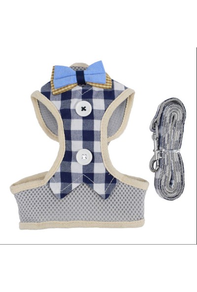 Puni Düğmeli Yelekli Nefes Alabilen Evcil Hayvan Tasması (Yurt Dışından)