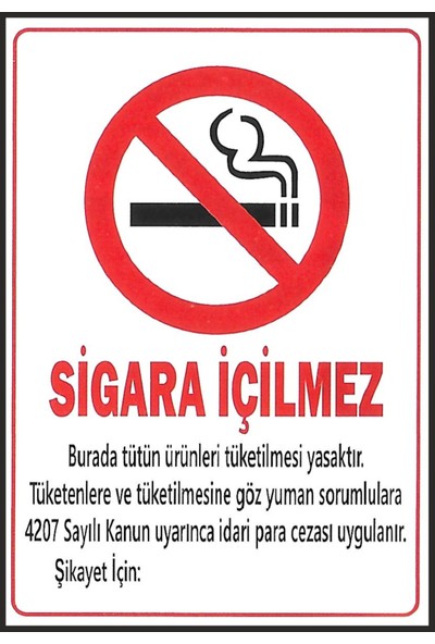 İkra Ajans Ikra Ajans/reklam / Sigara Içilmez Iş Güvenliği Levhası 50 x 70 cm İkra Ajans Ikra Ajans/reklam / Sigara Içilmez Iş Güvenliği Levhası 50 x 70 cm