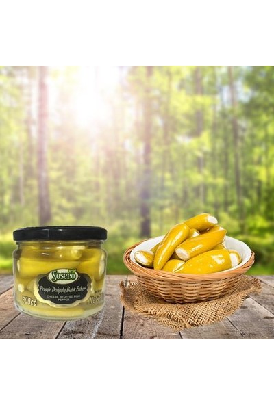 Sosero Peynir Dolgulu Balık Biber 300 gr