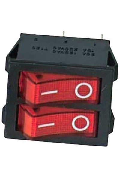 Transformacion Ikili Soba Anahtarı Işıklı 3797 633009 6 Lı . Paket