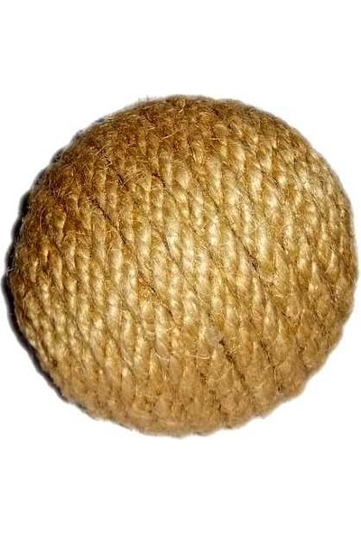 Mavi Tasarım Cat Hasır Kediler İçin Tırmalama Oyun Topu 2'li