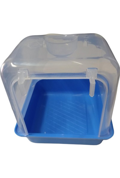 T-Pet 17X17X20 Ölçülerinde Orta Boy Kırılmaz Banyoluk Mavi