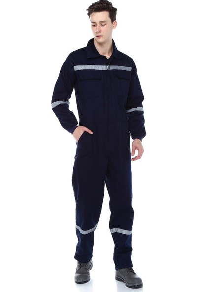 Ağca 16/12GABARDIN Kaynakçı Tulumu Reflektörlü Tulum