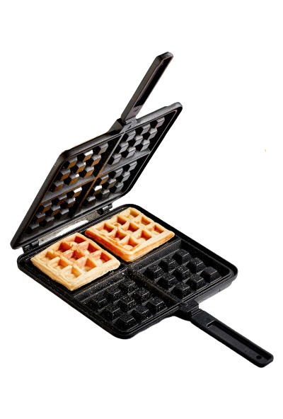 Amboss Alüminyüm Ocak Üstü 22 cm Waffle Makinesi 7968 Amboss Alüminyüm Ocak Üstü 22 cm Waffle Makinesi 7968