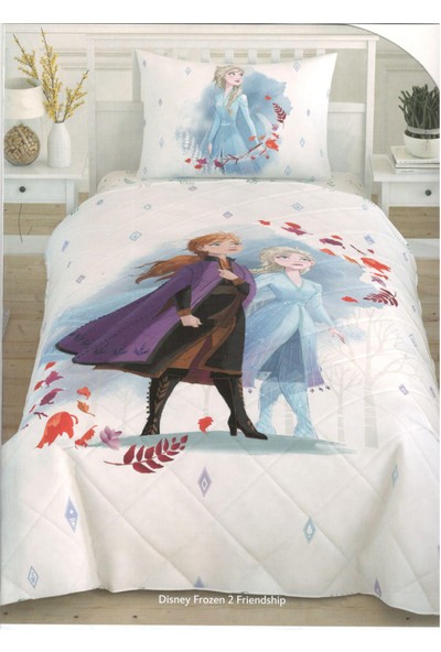 Taç Disney Frozen 2 Friendship Tek Kişilik Yorgan Seti Taç Lisanslı Uyku Seti Taç Disney Frozen 2 Friendship Tek Kişilik Yorgan Seti Taç Lisanslı Uyku Seti