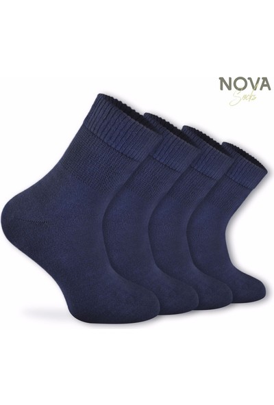 Nova Erkek 4'lü Bambu Lastiksiz Sıkmayan Diyabetik Bilek Çorap Nova Erkek 4'lü Bambu Lastiksiz Sıkmayan Diyabetik Bilek Çorap