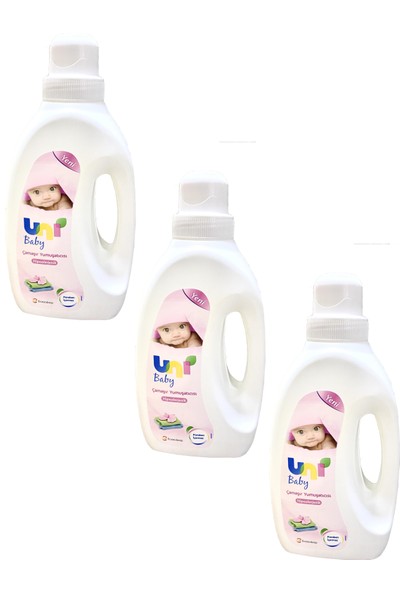 Uni Baby Hipoalerjenik Çamaşır Yumuşatıcısı 3'lü 1000ML (Yeni)