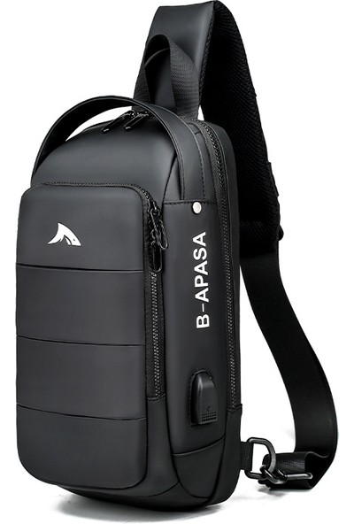 Fıy Göğüs Çantası USB Girişli Çift Taraf Askılı (Yurt Dışından)