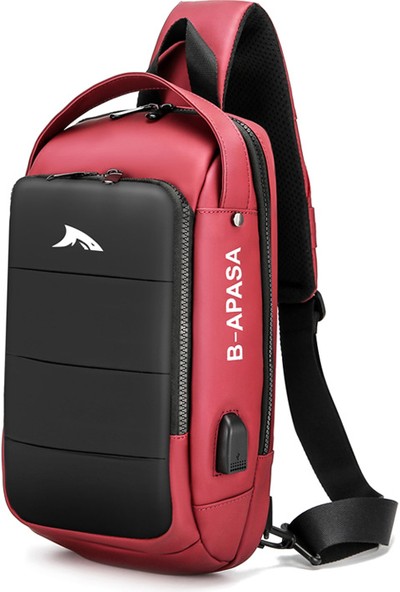 Fıy Göğüs Çantası USB Girişli Çift Taraf Askılı (Yurt Dışından)