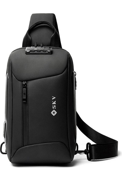 Fıy Göğüs Çantası USB Girişli Çift Taraf Askılı (Yurt Dışından)