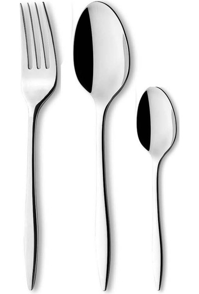 Schafer Sheen Tatlı Grubu Çatal Kaşık Bıçak Takımı 18 Parça Schafer Sheen Tatlı Grubu Çatal Kaşık Bıçak Takımı 18 Parça