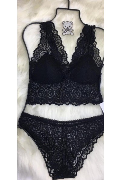 Yoyo Giyim Desteksiz Kalın Askı Bralet Takım