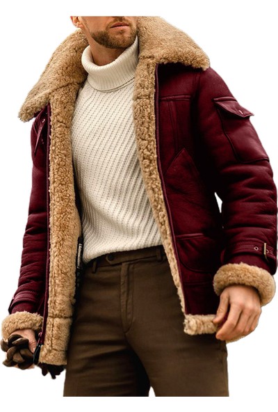 Farfi Moda Erkekler Ceket Rahat Soğuk Dayanıklı Rahat Sıcak Eğlence Ceket Açık Için (Yurt Dışından) Farfi Moda Erkekler Ceket Rahat Soğuk Dayanıklı Rahat Sıcak Eğlence Ceket Açık Için (Yurt Dışından)