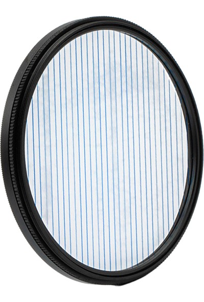 Flameer 1 Adet Streak Filtresi Anamorfik W / Dönen Yüzük Video 77MM Mavi Streak (Yurt Dışından)