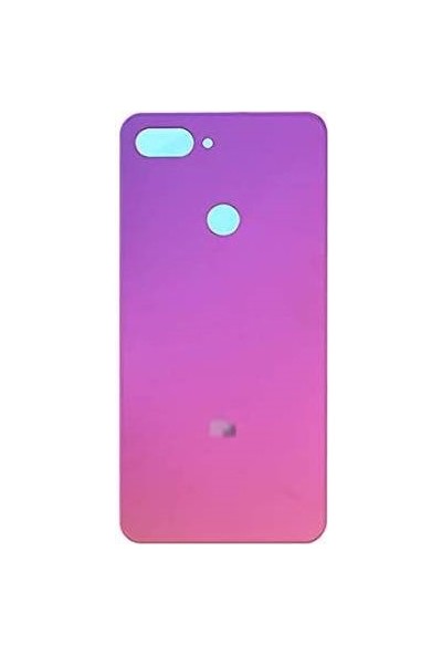 Full Destek Xiaomi Mi 8 Lite Arka Pil Kapağı -> Mavi
