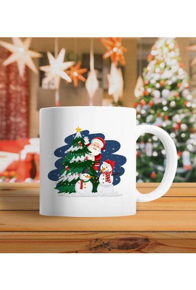 Parti Dünyası Kardan Adam Noel Baba Yılbaşı Kupa Parti Dünyası Kardan Adam Noel Baba Yılbaşı Kupa