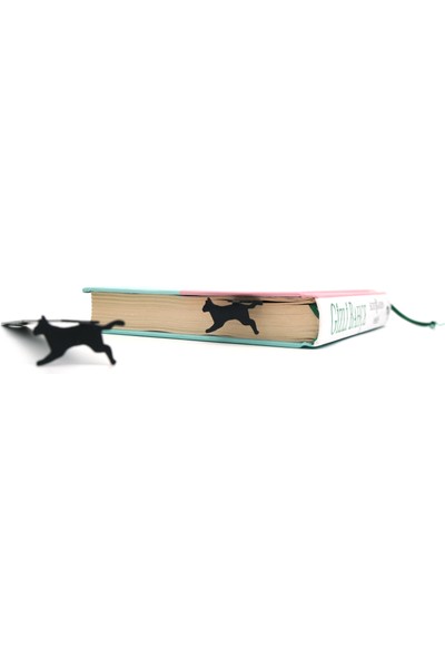 Eshim Kedi Tasarımlı Metal Kitap Ayracı Eshim Kedi Tasarımlı Metal Kitap Ayracı