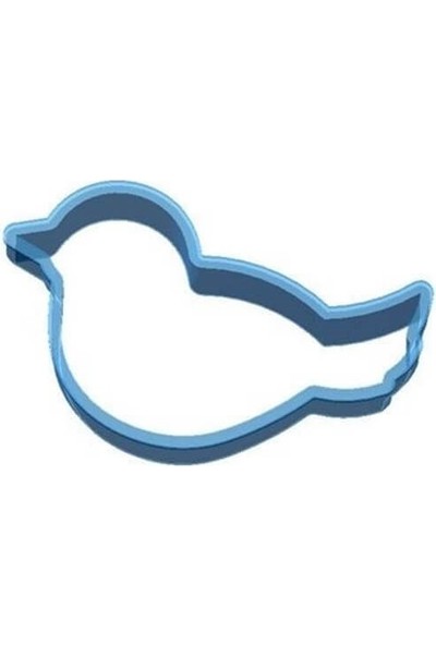 Kumsal Mutfak Tırtıklı Kuş Polikarbon Kopat Kurabiye Kalıbı