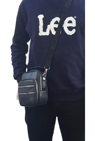 Trend Erkek Çanta 5 Bölmeli Siyah 7698