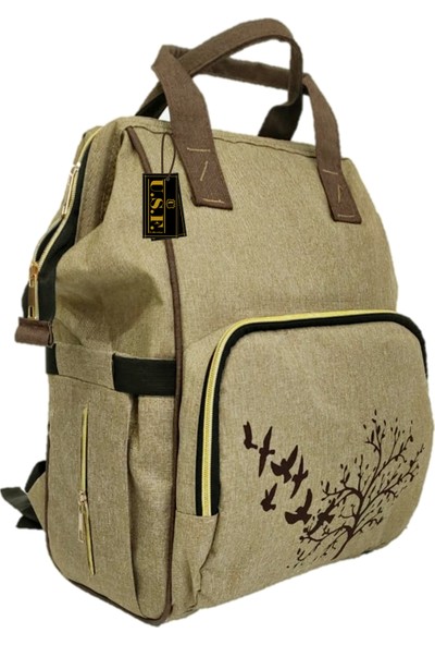 U.S.F Bebek Bakım Çantası Lüx Anne Bebek Bakım Sırt Çantası