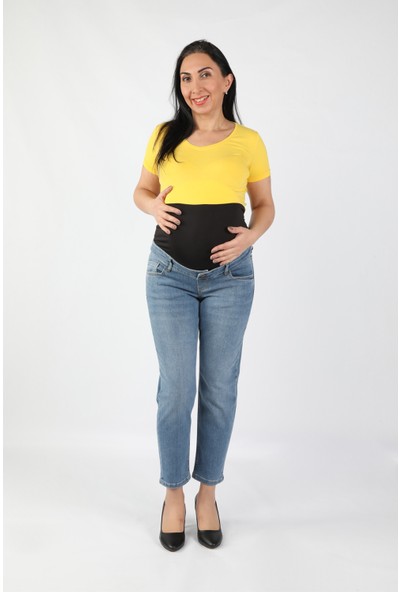 Balins Hamile Kot Pantolon Açık Mavi