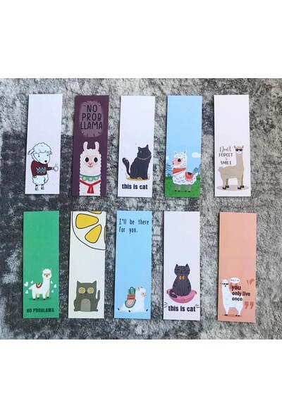 Paytak Moda PYTKAYR30 Hayvan Koyun Lama Kedi Kitap Ayraç Seti Paytak Moda PYTKAYR30 Hayvan Koyun Lama Kedi Kitap Ayraç Seti