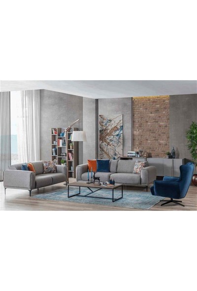 Dekorbizden Flat Koltuk Takımı Platin 1