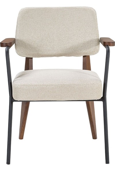 Dekorbizden Mona Mutfak Sandalyesi Beyaz