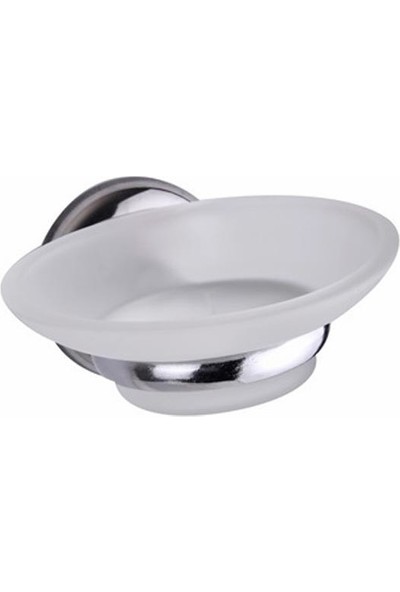 Alper Banyo Krom Yapışkanlı Sabunluk Plastik Tabak ALB0070 Alper Banyo Krom Yapışkanlı Sabunluk Plastik Tabak ALB0070