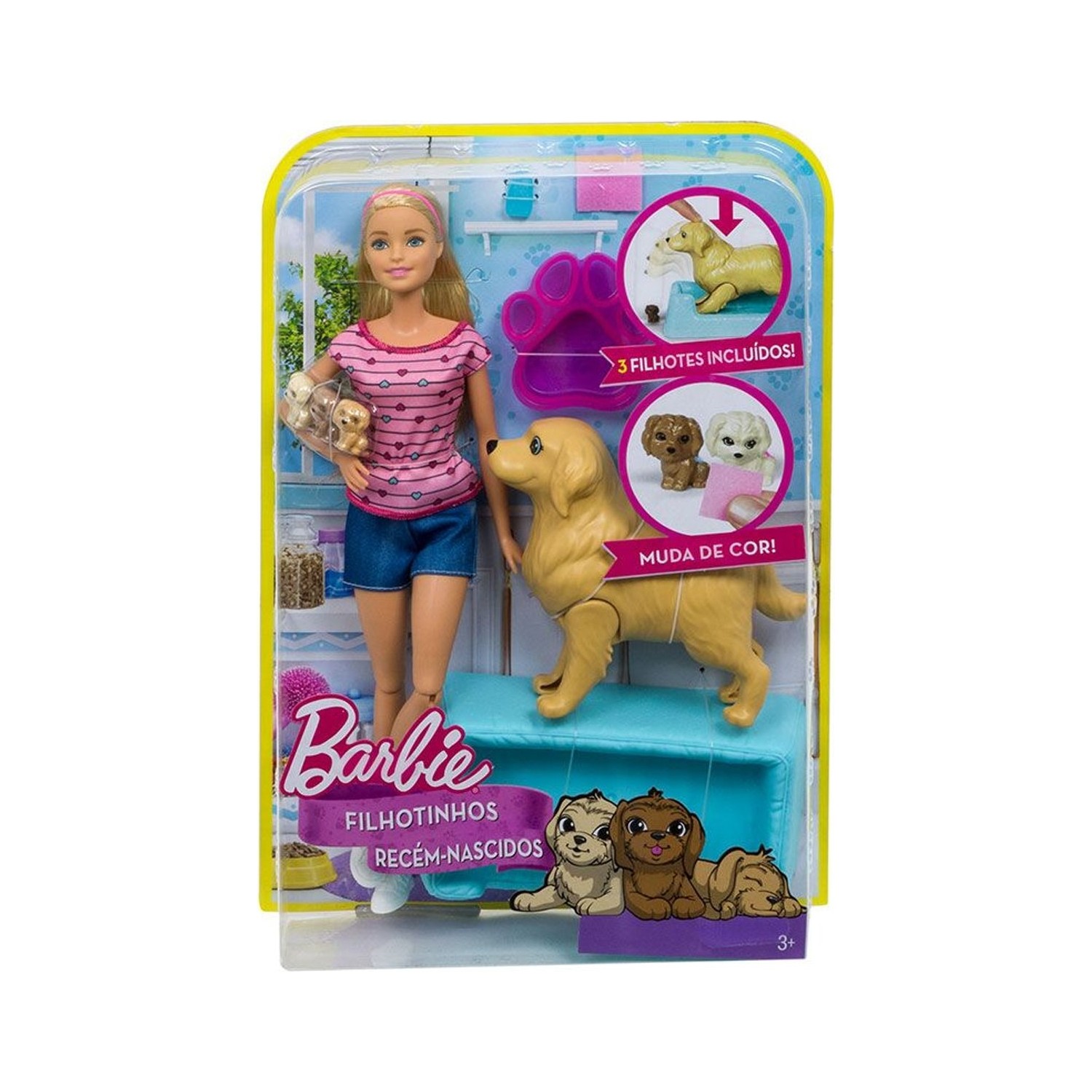 Barbie FDD43/FBN17 Barbie® ve Doğuran Köpeği Oyun Seti Fiyatı