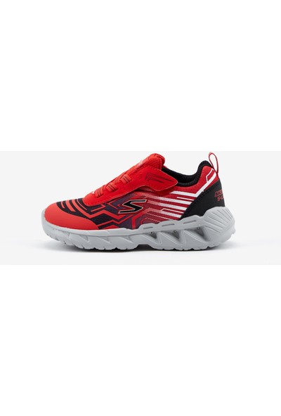 Skechers Magna Lights Küçük Erkek Çocuk Kırmızı Işıklı Spor Ayakkabı-401503N Rdbk