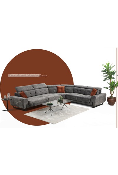 Dekorbizden Lora Köşe Koltuk Takımı