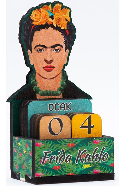 Marka Baba Frida Kahlo Sonsuz Takvim 6.5 x 4.5 x 13 cm Marka Baba Frida Kahlo Sonsuz Takvim 6.5 x 4.5 x 13 cm