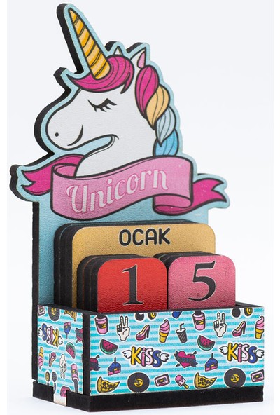 Marka Baba Unicorn Sonsuz Takvim 6.5 x 4.5 x 13 cm Marka Baba Unicorn Sonsuz Takvim 6.5 x 4.5 x 13 cm