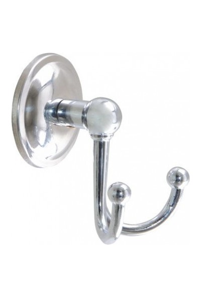 Alper Banyo Krom Çiftli Bornoz Askılığı ALB0031 Alper Banyo Krom Çiftli Bornoz Askılığı ALB0031