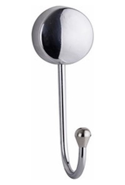 Alper Banyo Krom Tekli Kancalı Askılık ALB0034