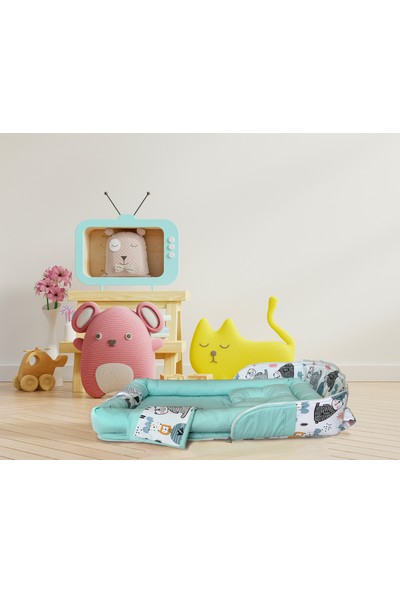 Ilk-Ay Tekstil Çantalı Babynest Taşınabilir Bebek Yatağı Baby Nest Ilk-Ay Tekstil Çantalı Babynest Taşınabilir Bebek Yatağı Baby Nest