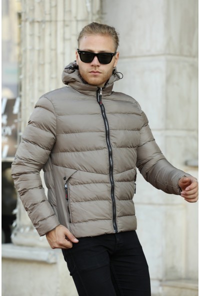 Menstylemcm Erkek Şişme Mont Su Geçirmez