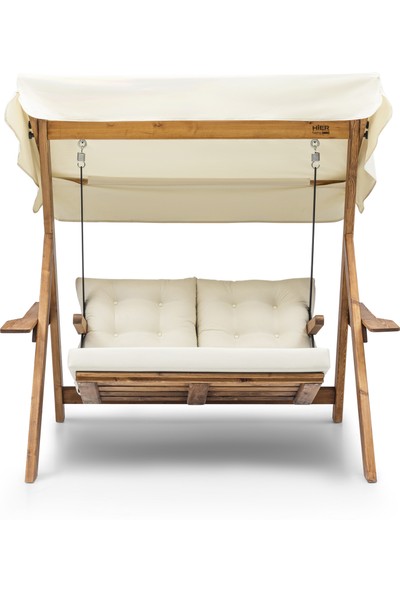 Hier Galata Tower S2 Ahşap Dış Mekan Bahçe Balkon ve Teras Salıncağı