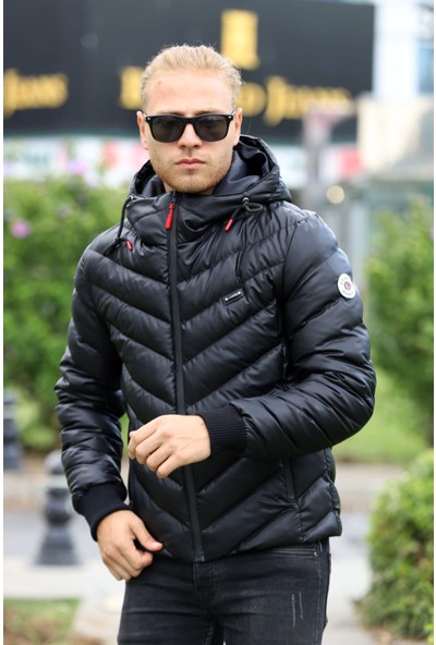 Menstylemcm Erkek Mont Şişme Su Geçirmez