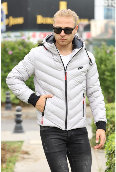 Menstylemcm Erkek Mont Şişme Su Geçirmez