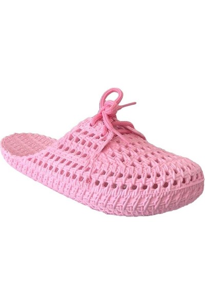 Gezer 12497 Pudra Kadın Kaydırmaz Örgü Terlik