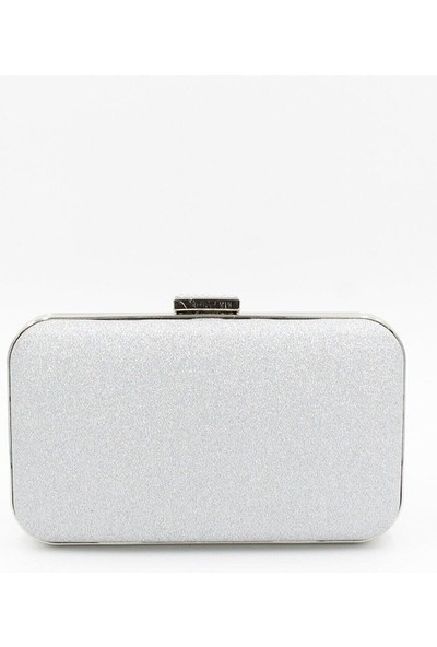 Efnan Store Gümüş Kum Simli Abiye Çanta Efnan Store Gümüş Kum Simli Abiye Çanta