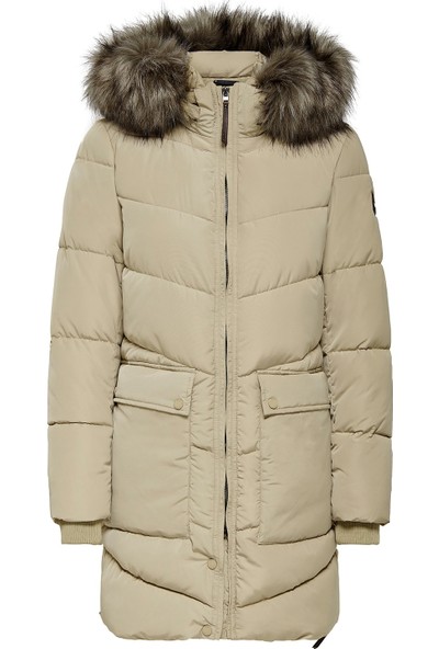 Only Kadın Uzun Mont Onlnewroona Quılted Coat 15235078